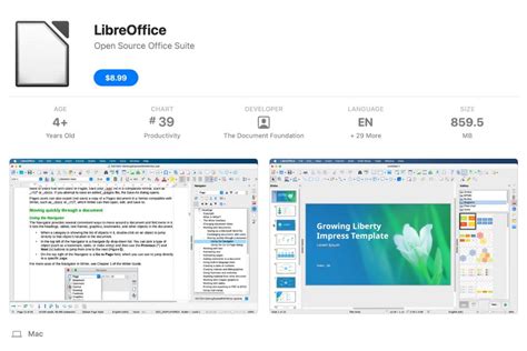 Libreoffice Will Now Cost 8 99 On The Mac App Store R Macapps