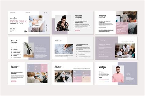 Pitch Deck Keynote Presentation Template Incl Calendar And Clear Envato
