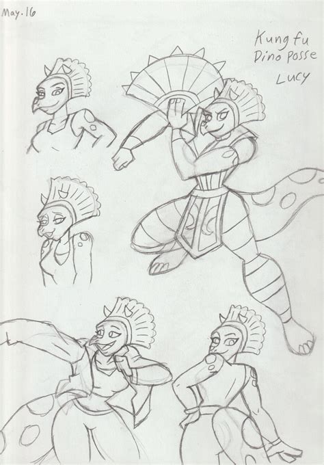 Kung Fu Dino Posse Lucy By Qtcomics On Deviantart