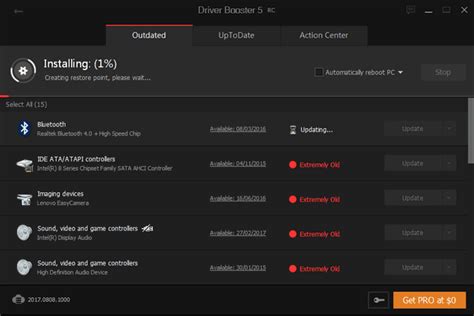 حميل برنامج البحث عن التعريفات Iobit Driver Booster الافاتار