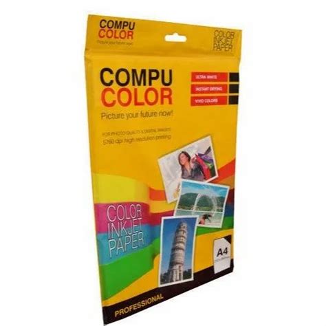 White Compu Color A4 Inkjet Paper Gsm 150 200 At ₹ 285packet In