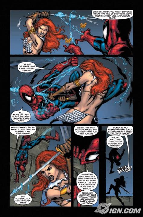 Spider Manred Sonja 2 Preview Marvel Comics Photo 256412 Fanpop