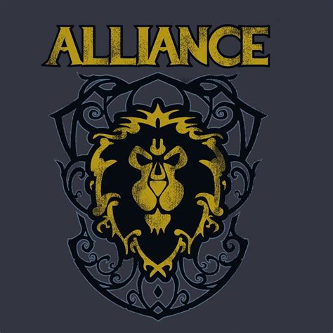 World Of Warcraft Alliance Crest Version 3 Premium Tee Men S At