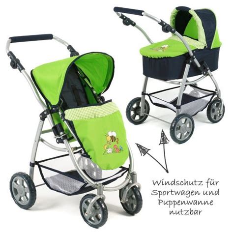 CHIC 2000 Kombi Puppenwagen 3 In 1 Emotion All In Bumblebee