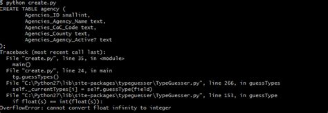 OverflowError Cannot Convert Float Infinity To Integer Issue 2