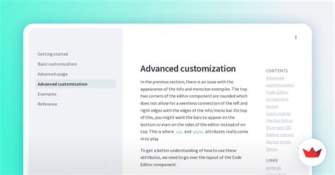 Advanced Customization