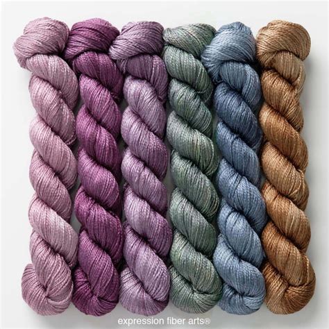 Wandering Far Hues Allure Fingering Kit Expression Fiber Arts