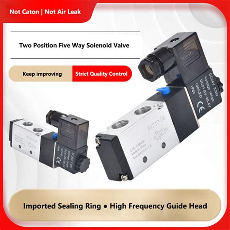Válvula Solenoide eléctrica neumática vías posiciones V V V V V