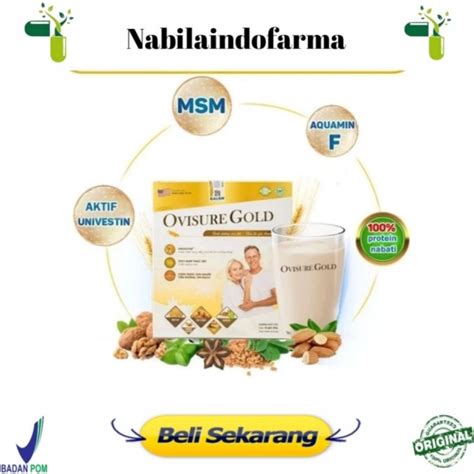 Jual OVISURE GOLD MILK SUSU VITAMIN TULANG DAN SENDI NYERI OTOT KERAM KEBAS Shopee Indonesia