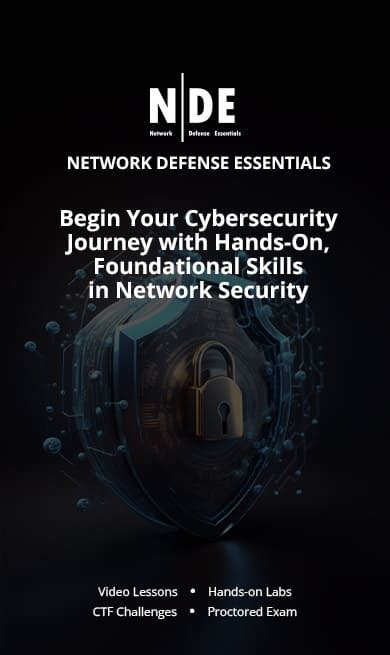 Network Defense Essentials Nde Certification Training Ec Council