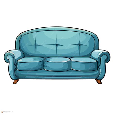 Premium Vector Couch Vector On White Background