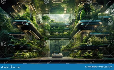 Technology Digital Architecture Background Stock Image Image Of