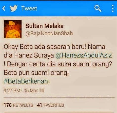 Sultan Melaka Suka Hanez Suraya