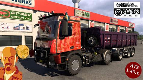 DAIMLER MERCEDES BENZ AROCS AGRAR Truck ATS X American Truck Simulator Mod
