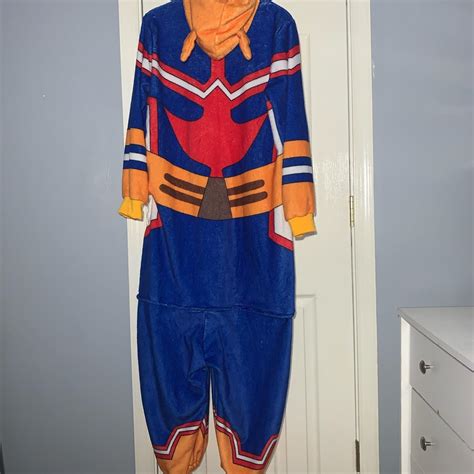 My Hero Academia All Might Onesie Large But Runs Depop