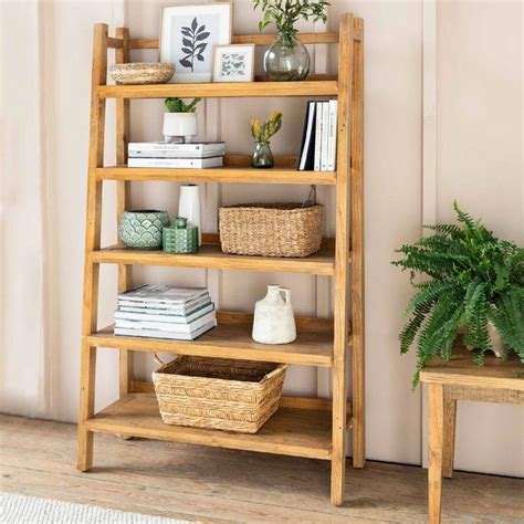 Ashwell Natural Wooden Shelving Unit Furniture Garden Trading