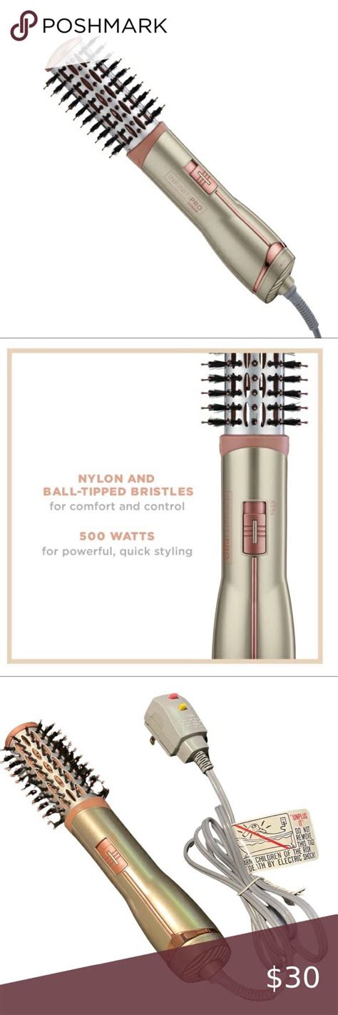 Conair Infinitipro Professional 15 Ceramic Hot Air Brush Ionic Gold
