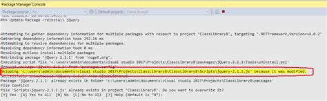 Visual Studio How Can I Detect Manually Modified Nuget Content In My