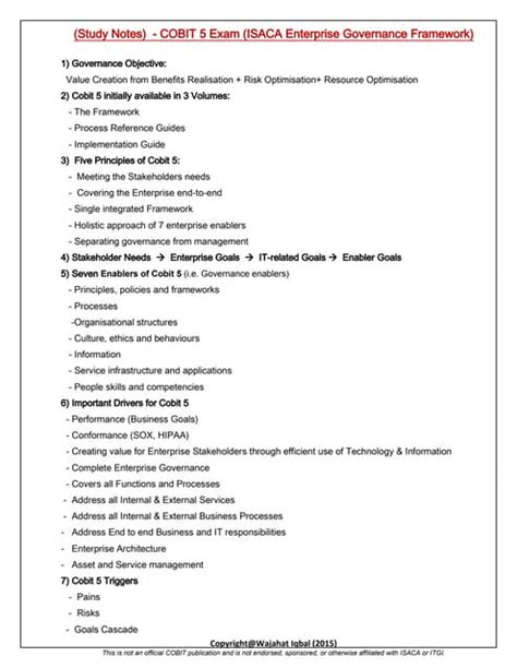 Cobit Foundation V4 1 Certificate Pdf