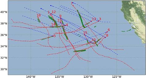 An Example Of Predicted Tracks Based On Wind And Ais Data Together Download Scientific Diagram
