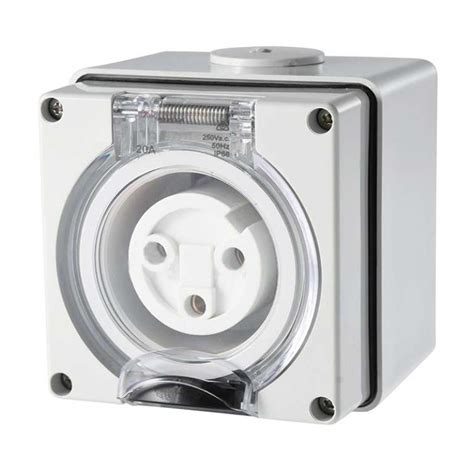 3 Pin Round Industrial Socket 20a