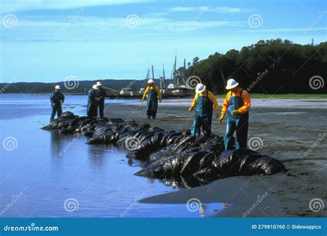 Oil Spills Generative Ai Stock Illustration Illustration Of Tankers
