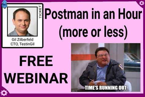 Join Me For A Webinar On Postman 🥋 Gil Zilberfeld Testingil 🥋 Posted On The Topic Linkedin