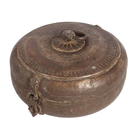 Indian Vintage Box With A Latch For Decoration