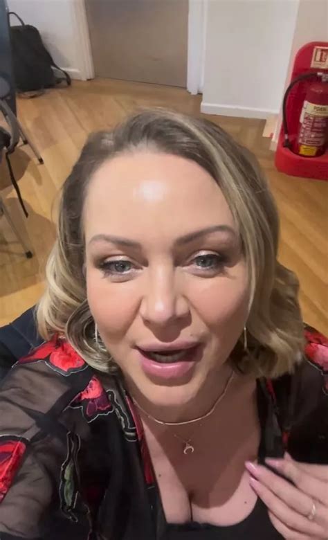 Ex Eastenders Legend Rita Simons Almost Flashes Boobs As She Tells Fans