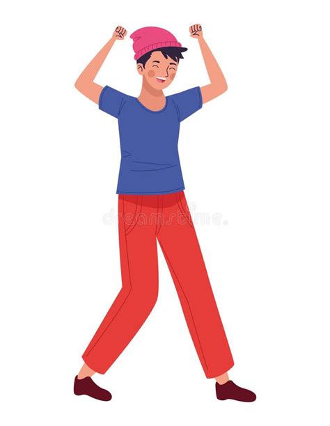 Young Boy Dancing Stock Vector Illustration Of Adult 221864773