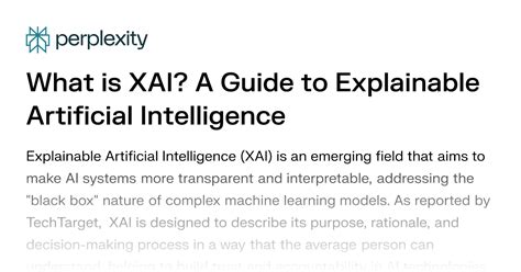 What is XAI? A Guide to Explainable Artificial Intelligence