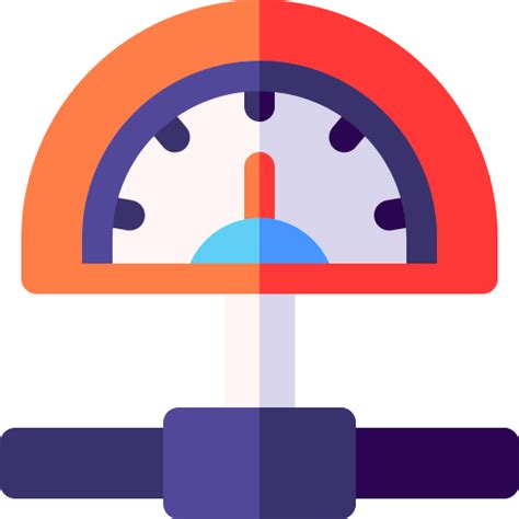 Manometer Basic Rounded Flat Icon