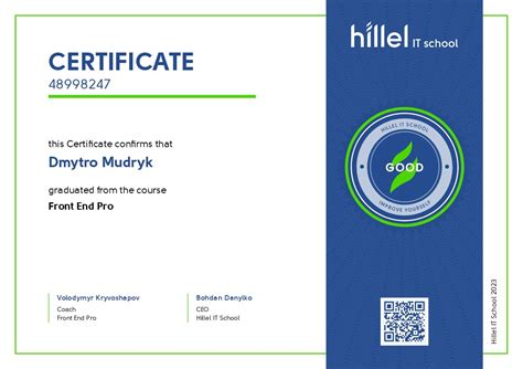 Webdevelopment Frontend Experience Learning Hillelitschool