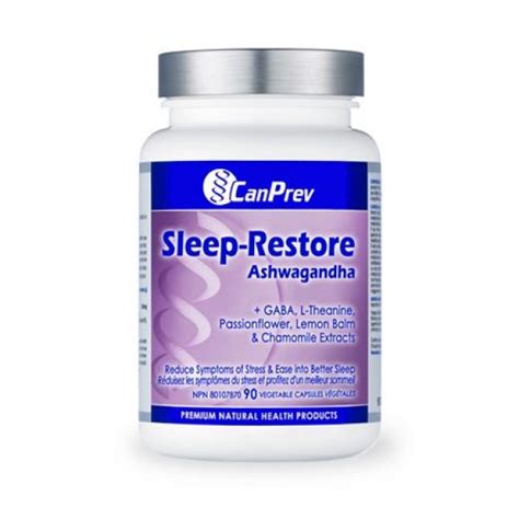 Canprev Sleep Restore Ashwaganda 90 Vegi Caps Your Health Food Store