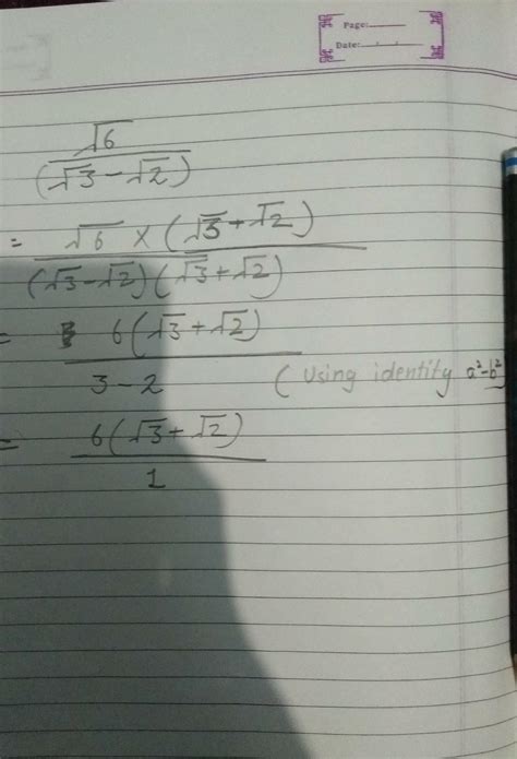 Rationalisation The Question