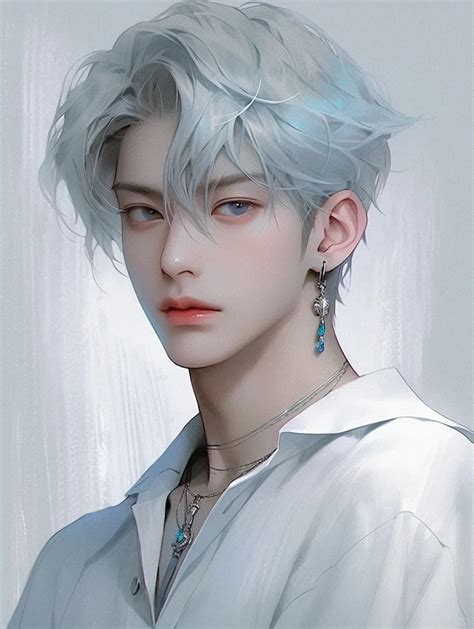 Ai绘图｜男头像1语墨ai画师来自小红书网页版 花瓣网