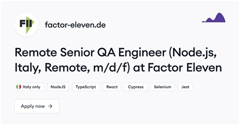 Himalayas On Linkedin Remote Senior Qa Engineer Nodejs Italy