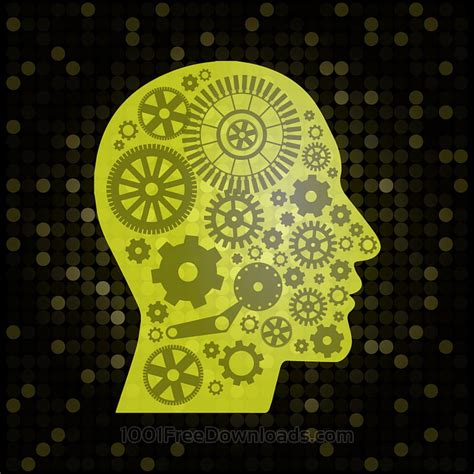 ภาพประกอบเวกเตอร์กลไกหัว Ai Uidownload