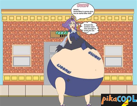 Acerola And The After Buffet Bloat By Pikacool360 On Deviantart