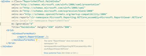 WPF Net 5 Support Issue 51 Lkosson Reportviewercore GitHub