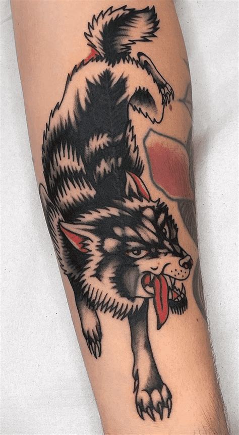 Traditional Wolf Tattoo Design Ideas Images Wolf Tattoo Design Wolf