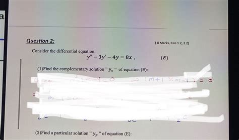 Solved Question 2 8 ﻿marks Ilos 12 22consider The