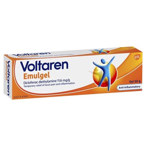 Shop Voltaren Emulgel Muscle And Back Pain Relief 50g Online