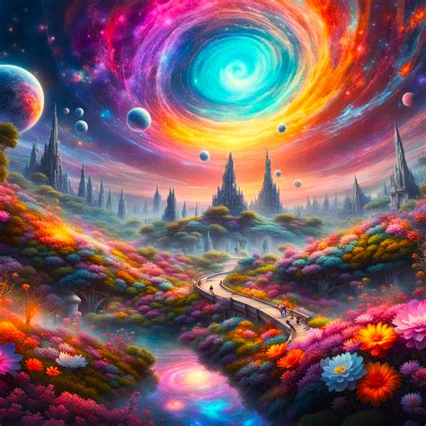Colorful Circle Universe By Quantumcanvasai On Deviantart