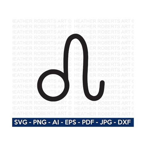 Leo Sign Svg Leo Zodiac Svg Zodiac Signs Svg Astrology Si Inspire