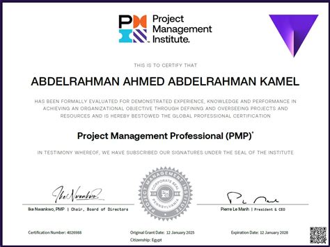 I Am Thrilled To Share That I Have Successfully Earned The Project Management Professional Pmp