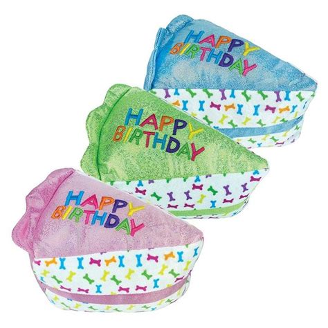 Multipet Birthday Cake Plush Pet Dog Squeaker Toy Assorted 152cm Big W