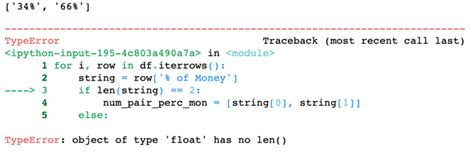 Python Cannot Split Pandas Dataframe Column Due To Nan Values Stack