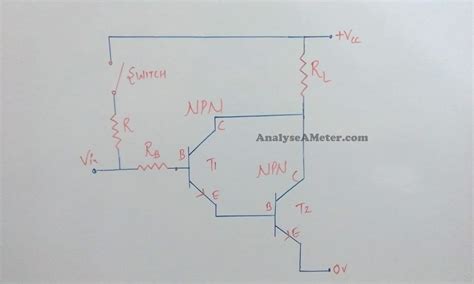 Darlington Transistor Switch And Configuration Analyse A Meter