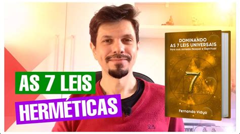 ⚖️ As 7 Leis Universais HermÉticas Explicadas Neste Livro Youtube